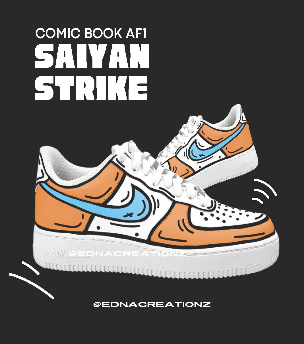 Comic Book - Saiyan Strike – Edna Creationz