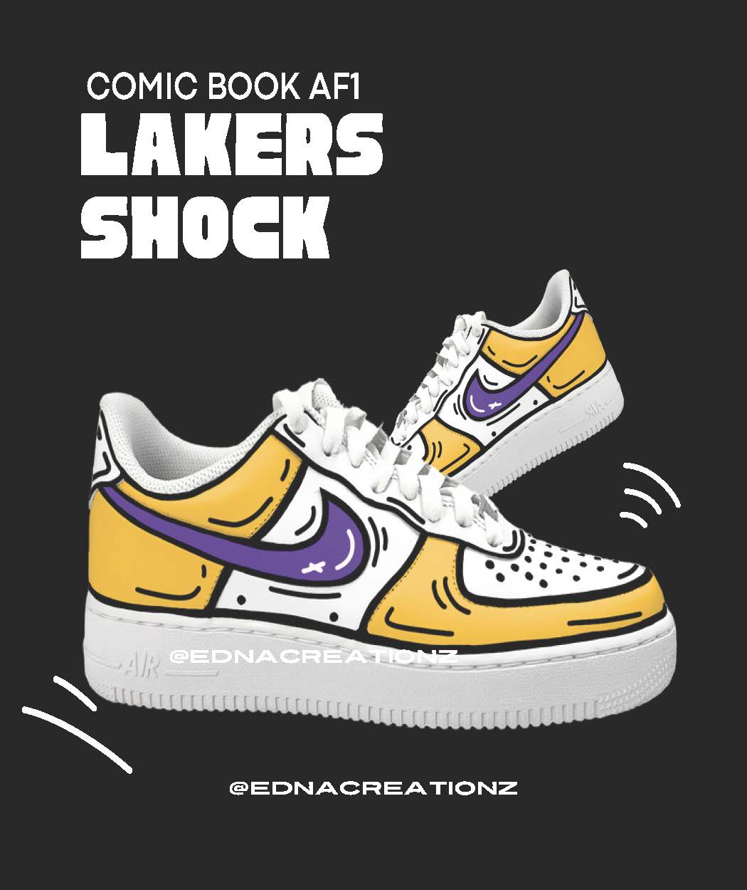Comic Book - Lakers Shock – Edna Creationz