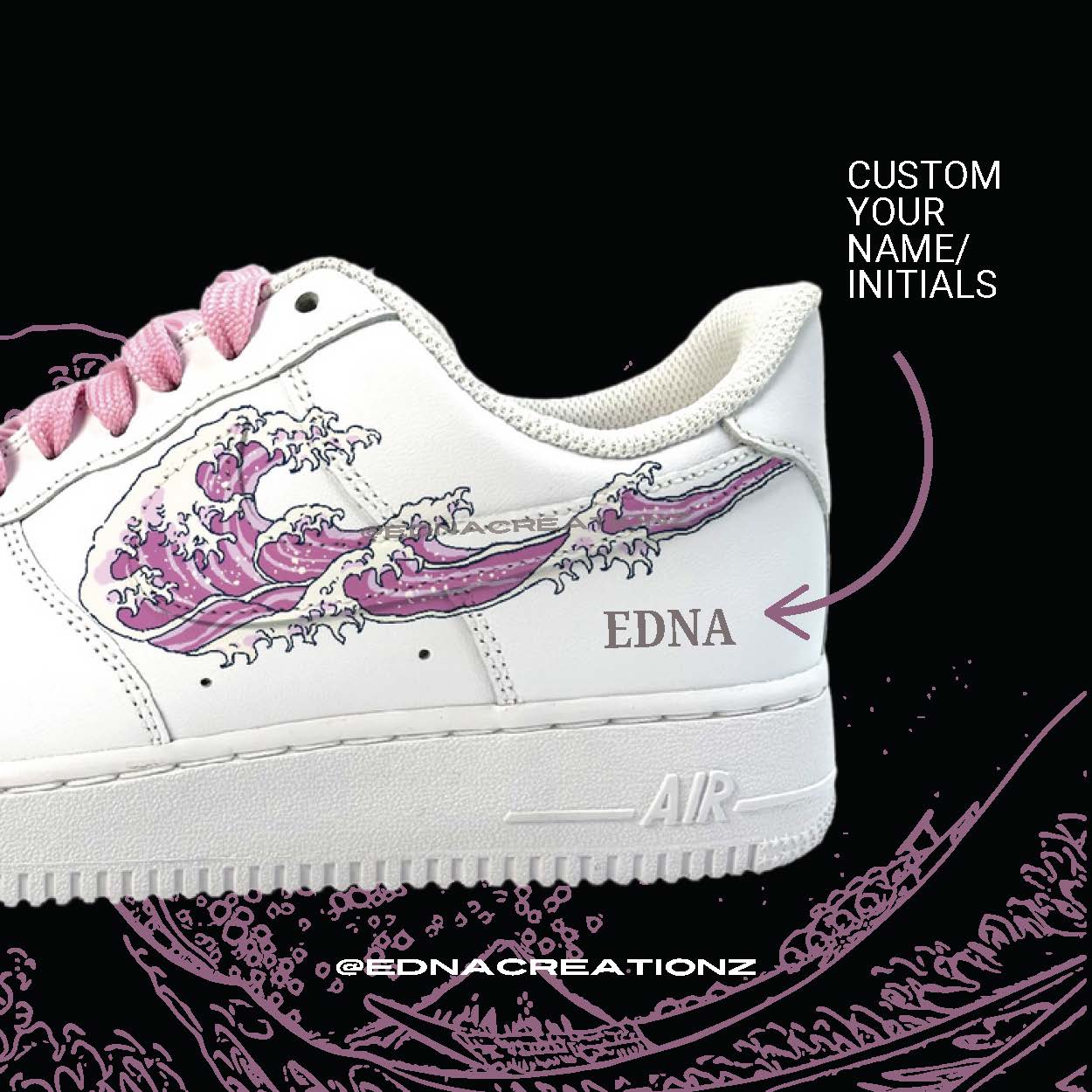 Japan Design - Momokai Waves – Edna Creationz