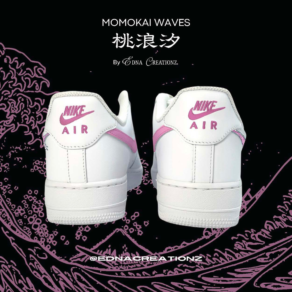 Japan Design - Momokai Waves – Edna Creationz