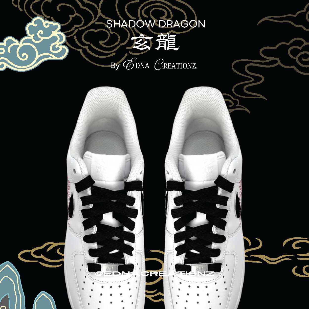 Japan Design - Shadow Dragon – Edna Creationz